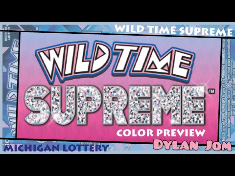 Michigan Lottery- Wild Time Supreme(COLOR PREVIEW 2021!)