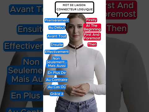 Anglais - Mots de liaison - Connecteur logique