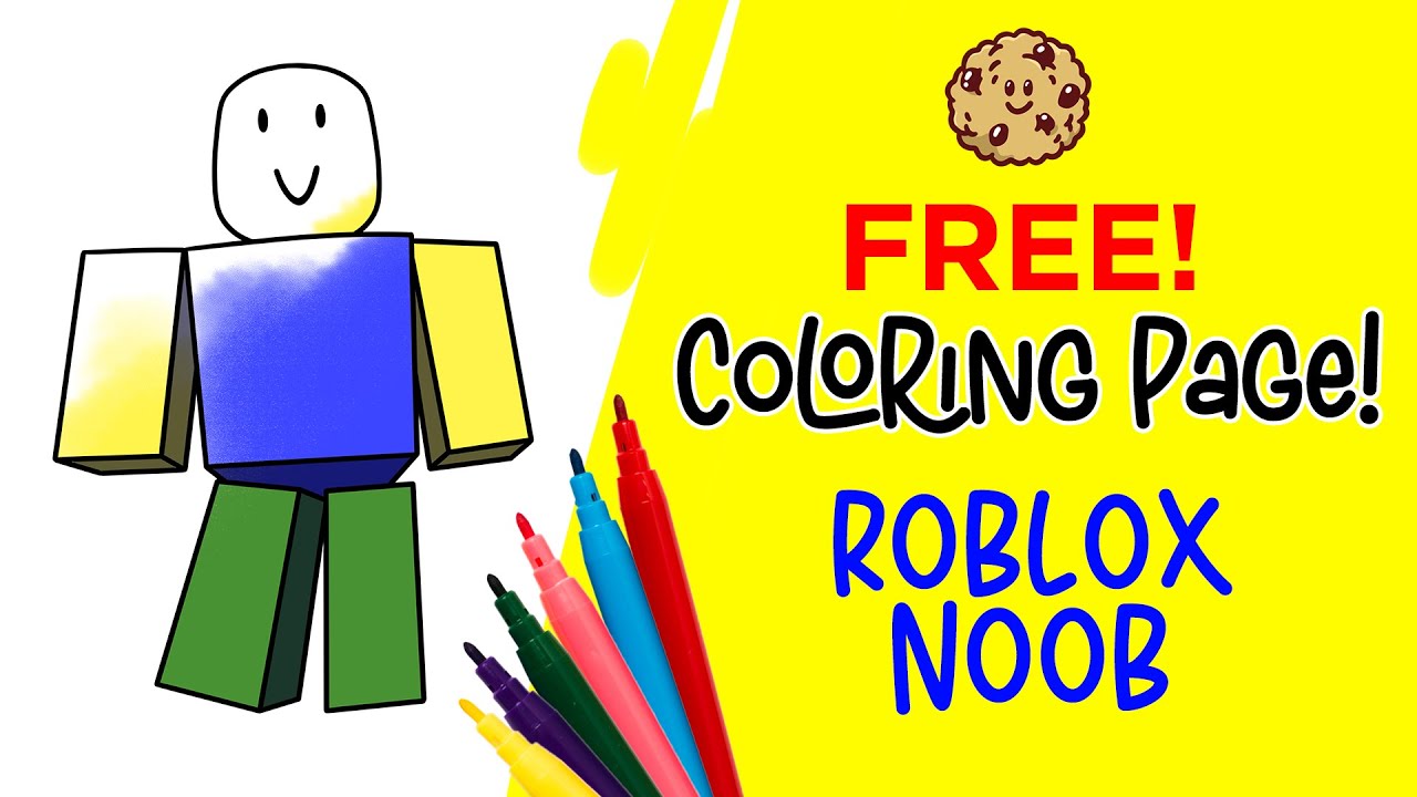 ROBLOX NOOB Coloring Page