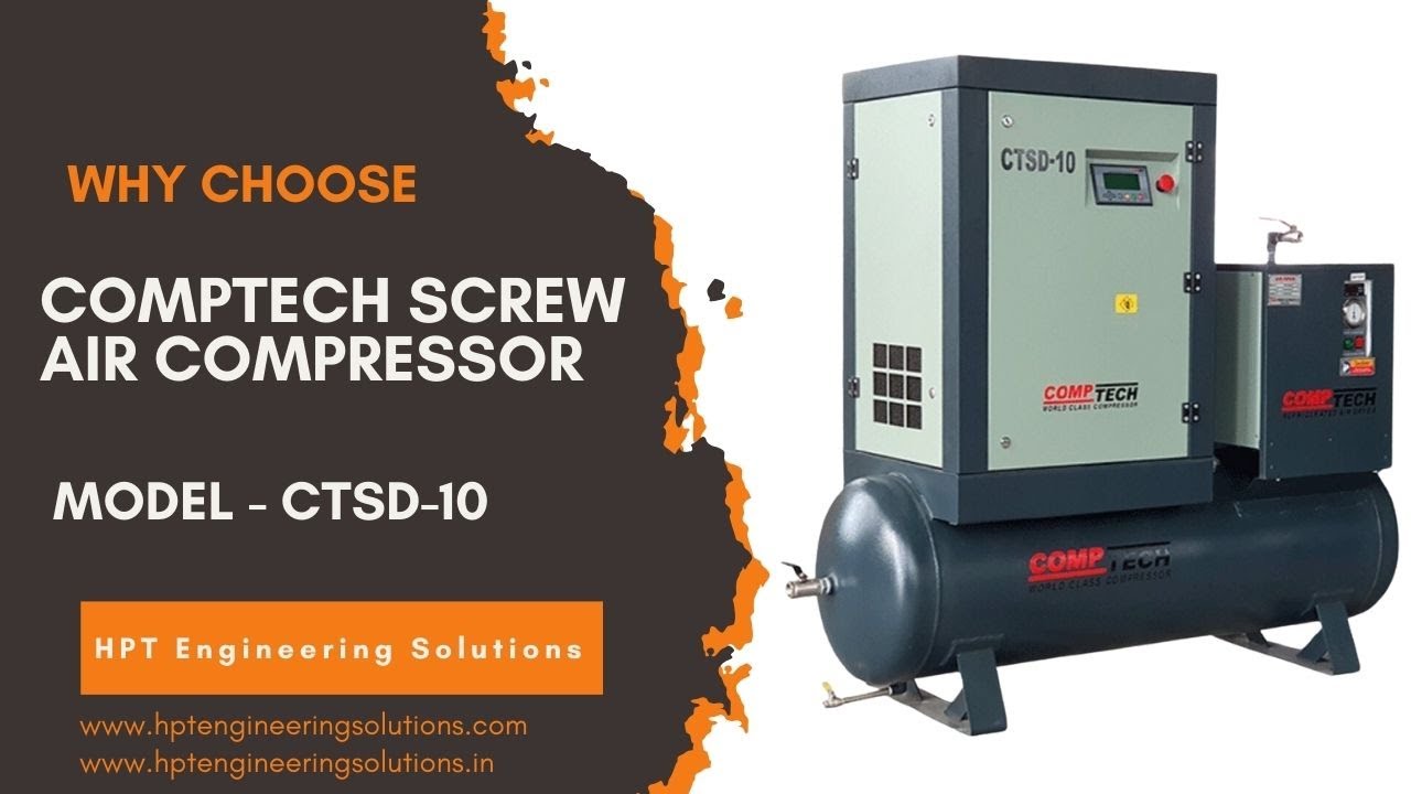 Comptech CTSD-10 Screw Air Compressor: Reliable, Efficient, and Powerful