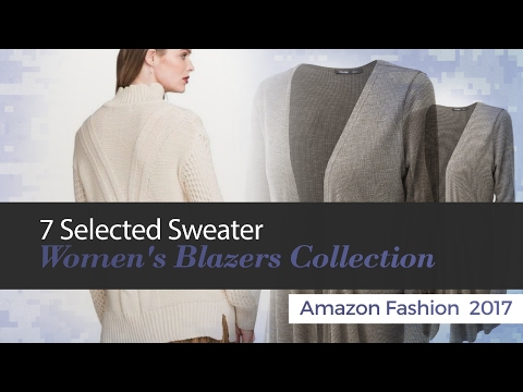 7 Selected Sweater Women's Blazers Collection Amazon Fashion 2017