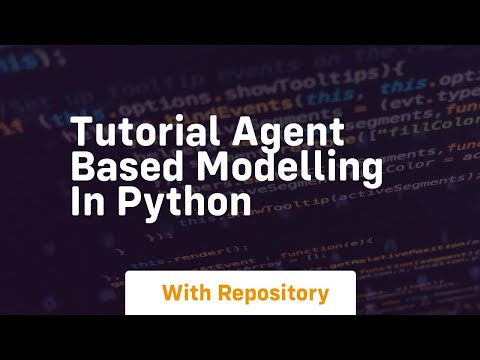 Tutorial agent based modelling in python