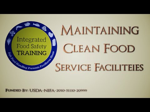 (Part 4): Maintaining Clean Food Service Facilities
