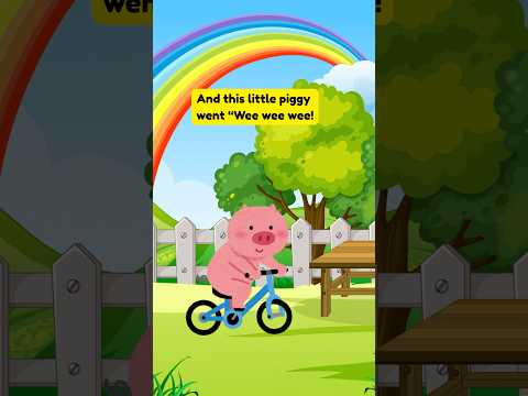 This Little Piggy #shorts #shortvideo #nurseryrhymes #peppapig