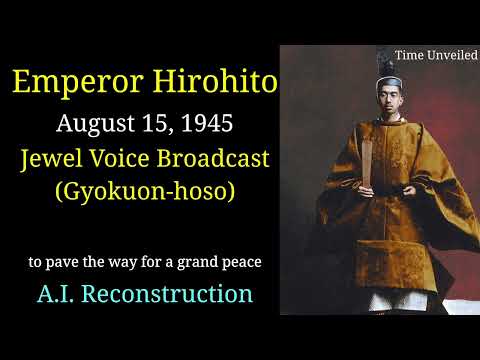Emperor Hirohito Surrender Broadcast - In English AI Reconstruction