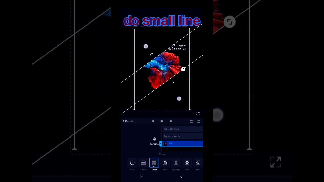 💯Cinematic image edit reveal in vn app💥