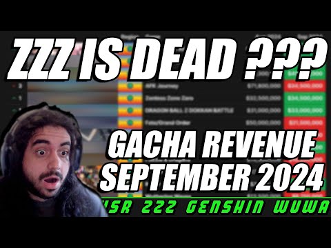 ZZZ IS DEAD ??? | GACHA REVENUE SEPTEMBER 2024 | PePeZin Reacts