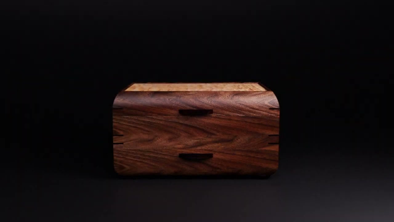 Mikutowski Woodworking Sophisticated Jewelry Chest (Large Jewelry Box with Drawer)