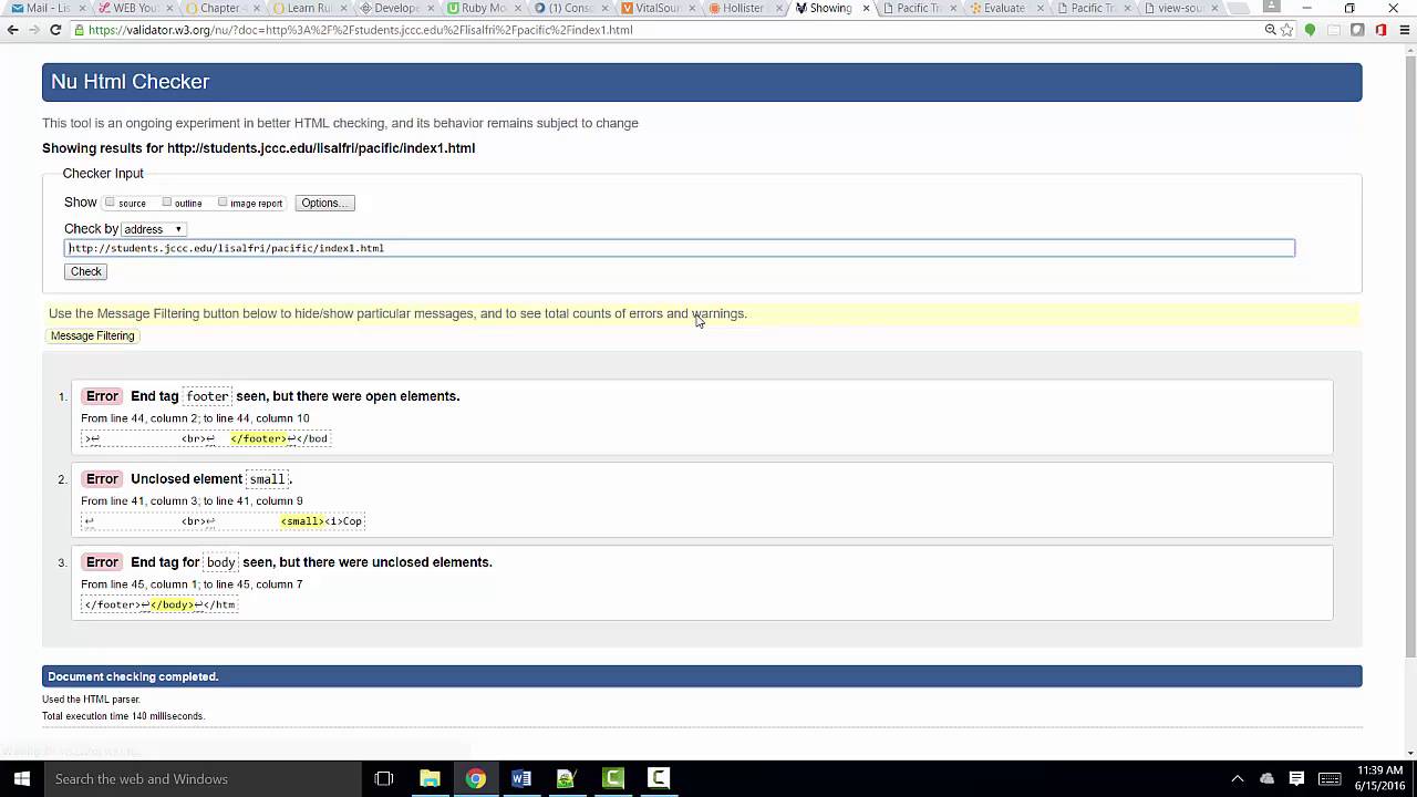 Grading First Project - WEB 110