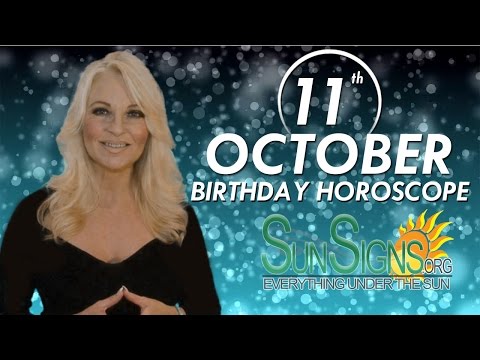 October 11th Zodiac Horoscope Birthday Personality - Libra - Part 1
