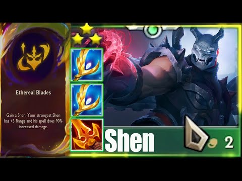Shen ⭐⭐⭐ Grant Ethereal Blades + AP Carry Team? | TFT SET 11 RANKED | Patch 14.12