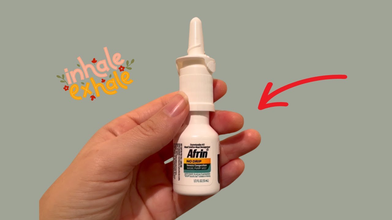 Had crazy congestion so here's my Afrin Nasal Spray Review!