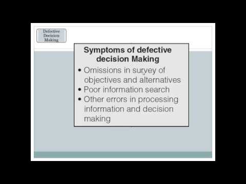 Decision Making Groupthink