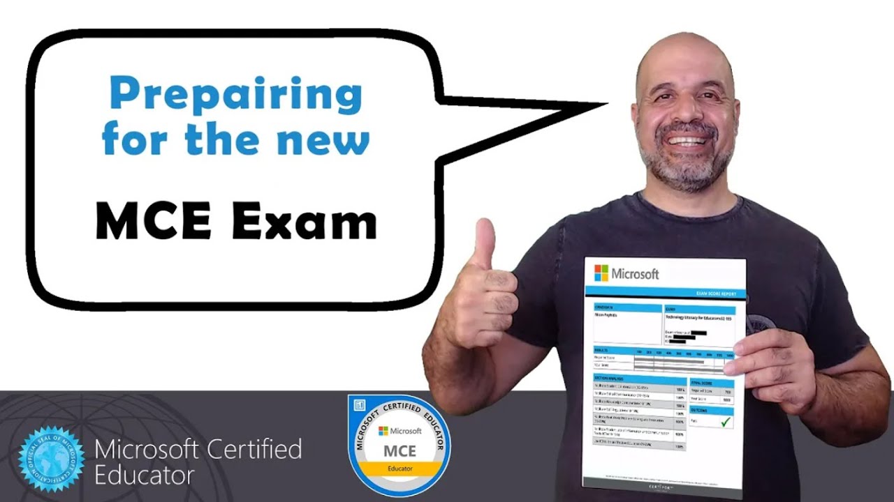 Preparing for the NEW MCE exam (Microsoft Certified Educator)