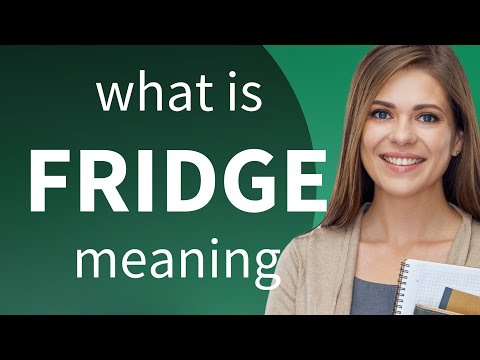 Fridge — what is FRIDGE definition