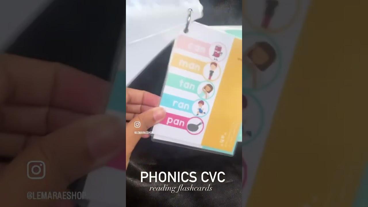 Our best selling CVC Phonics for your kids reading flashcards. We have moooore.
