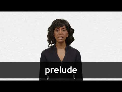 How to pronounce PRELUDE in American English