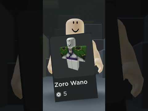 How to Make Zoro in Roblox