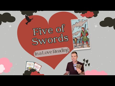 Five of Swords ❤️😰⚔️ in #love Tarot Card and its Significance in Relationships
