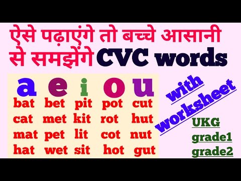 How to teach your kids to readą„¤ CVC wordsą„¤ CVC words worksheetsą„¤three letter wordsą„¤@Titusclass