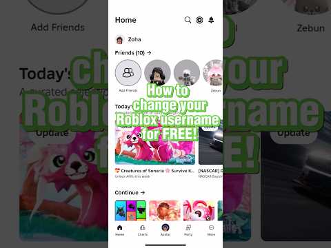 How to CHANGE your Roblox USERNAME for FREE! (working)