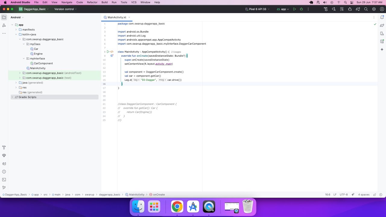Dagger 2 Dependency Injection in Android Kotlin