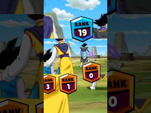 brawl stars rank up goku vs goku black and zamasu #shorts #dragonballsuper