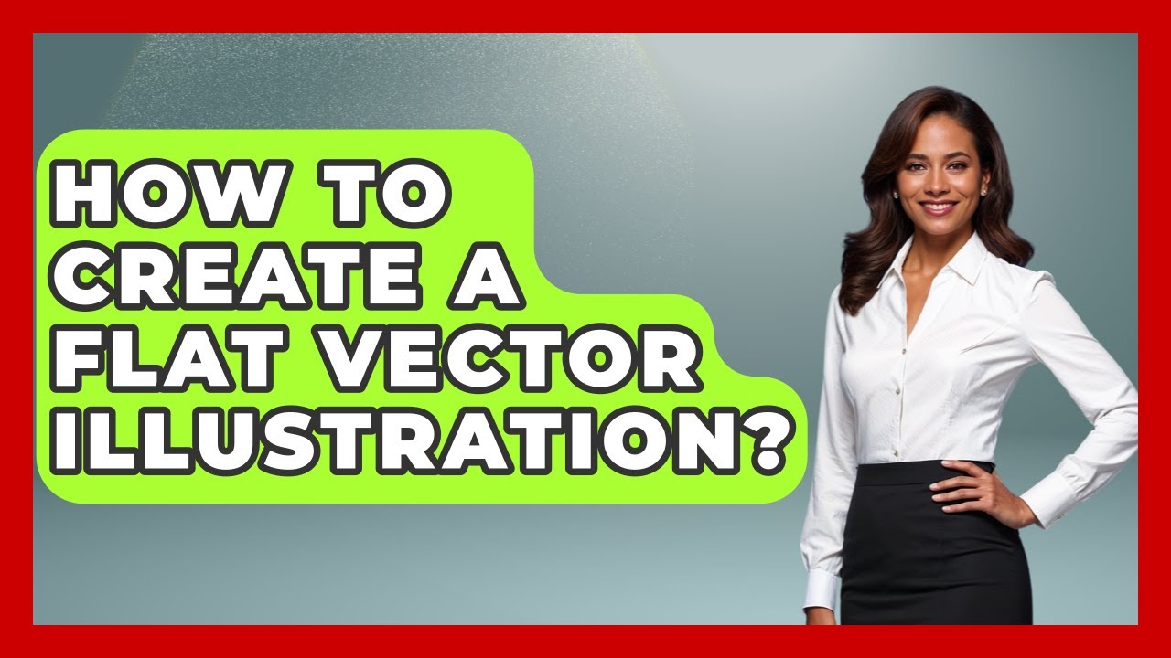 How To Create A Flat Vector Illustration? - Graphic Design Nerd