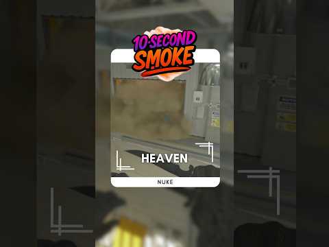 Nuke Heaven Smoke | 10-Second Smoke | CS2 Utility Guide