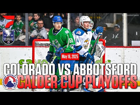 AHL Playoffs Free Live Stream - Colorado Eagles vs Abbotsford Canucks | FloHockey