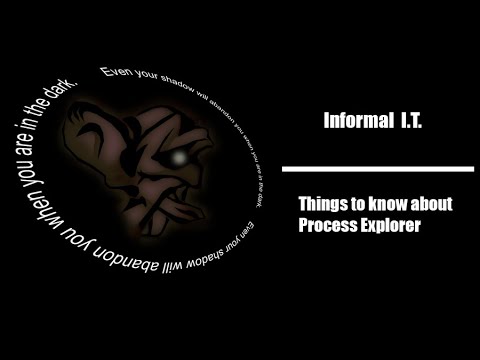 Things to know about Process Explorer