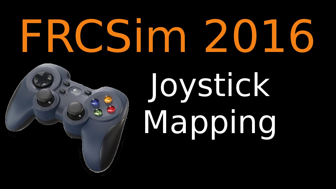 FRCSim 2016 -- Mapping Joysticks