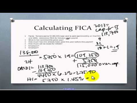 FICA Taxes for Employee