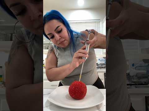 Making hot Cheeto balls with my son #shorts