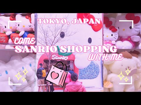 Sanrio Shopping in Tokyo | Virtual Shopping 4k | Japan Family Vlog