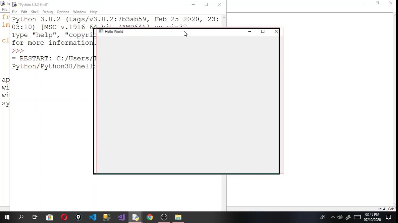 Python GUI(PyQt5) Dev Tutorial- #1 setting up and Hello World App