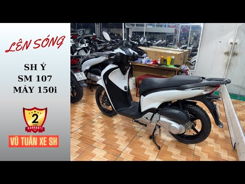 Sh nhập ý sm 107 máy 150i đk 2012, xe rớt dọn phun new, bảo hành 2 năm| VŨ TUẤN XE SH