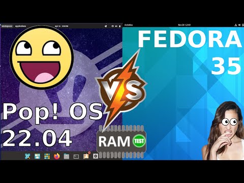 Pop OS 22.04 vs Fedora 35: RAM