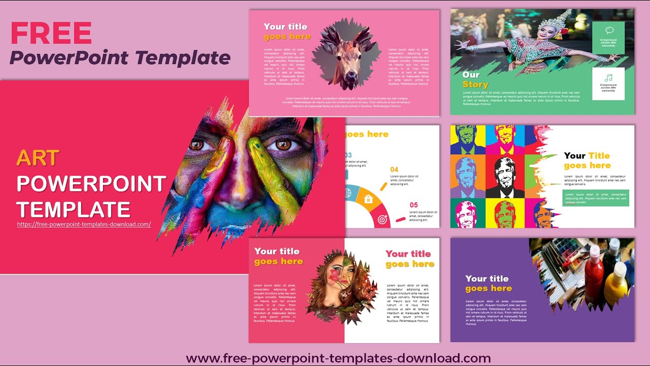 👨‍🎨 Free Art PowerPoint Template for any presentation