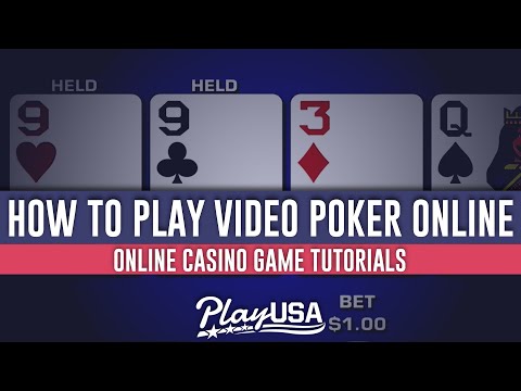 How to Play Video Poker Online | Online Casino Game Tutorials