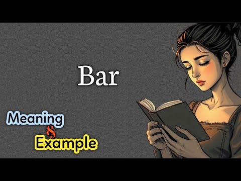 Bar meaning