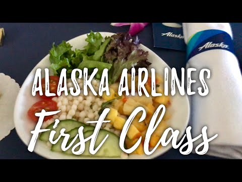 Flying First Class on Alaska Airlines from Honolulu, Hawaii to Portland