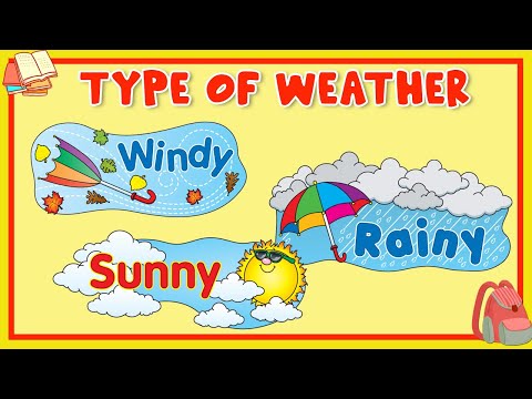 Learn About Different Type Of Weather - Preschool Learning For Kids - Educational Video For Children