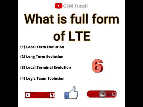 🔥 What is full form of LTE || LTE ka full name kya hai || Mobile Software 2022 || GSM Fuzail