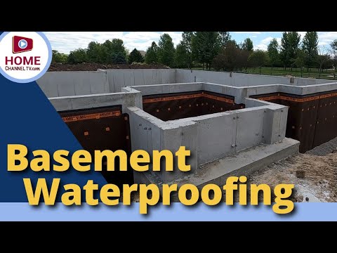 Waterproofing Basement Foundation Walls Using Delta MS Waterproofing System