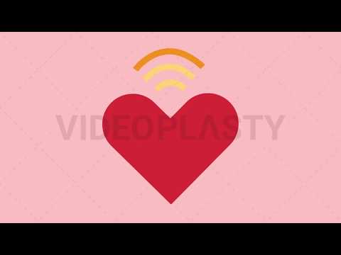 Heart Wifi Icon Animation [MOV & GIF]