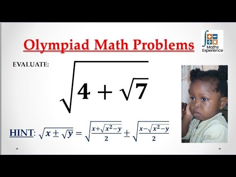 Olympiad Math | Evaluate sqrt[4 + sqrt(7)] #radicalexpressions