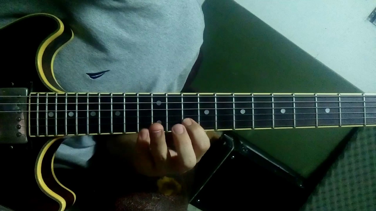 C Phrygian nat 6 Scale 3 notes per string guitar