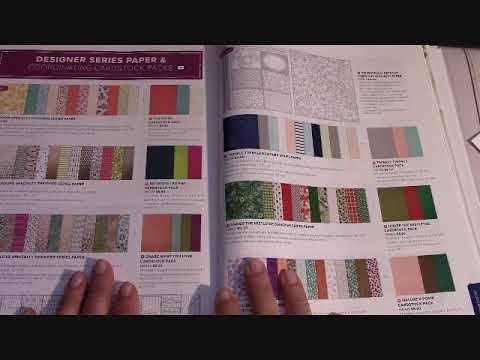 Stampin' Up! NEW CATALOG PAPER SHARE 2018-2019