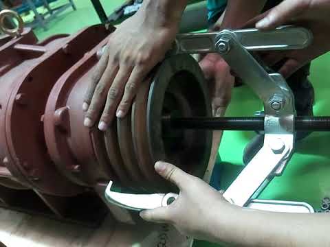 roots blower disassembly and assembly 3 pulley removal